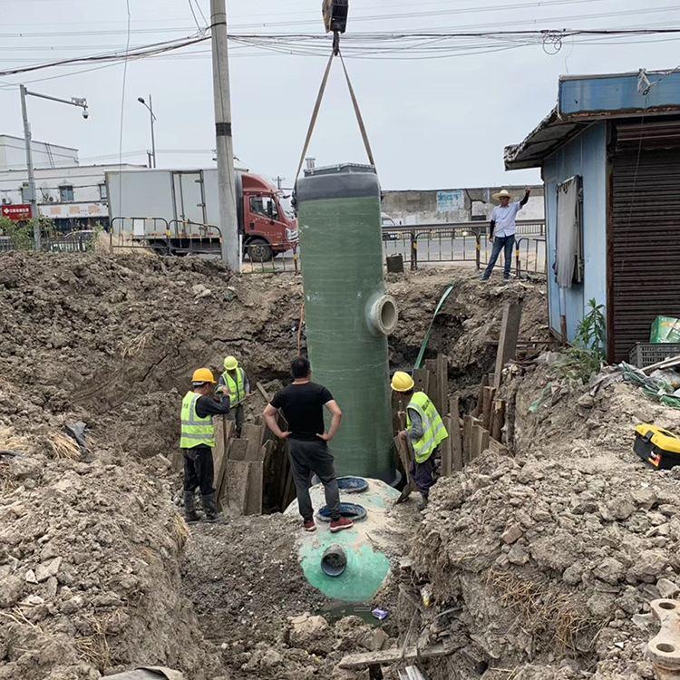 地埋式消防一体泵站 玻璃钢一体化泵站 一体化污水提升泵站