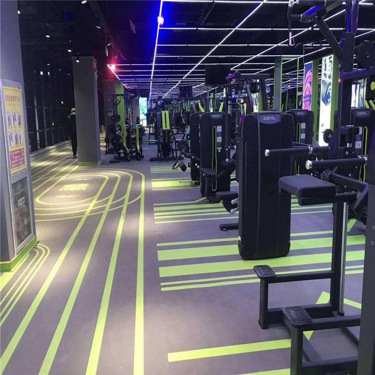 复合橡胶地板 健身房私教地板 防静电地板定制