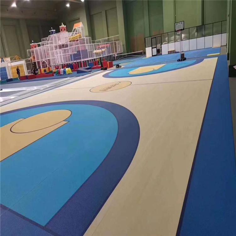 塑胶地板厂家定做 功能地板定制 私教地板健身房地垫