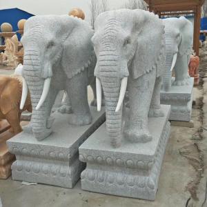 石雕大象价格 花岗岩石头大象麻石大象厂家