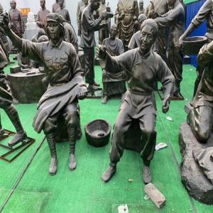厂家直销玻璃钢红军人物雕塑品质保证