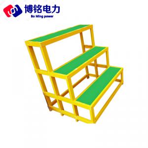 绝缘高低凳玻璃钢绝缘梯凳可移动式双层绝缘凳绝缘体字绝缘平台