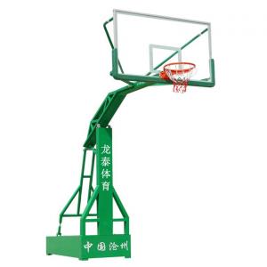 移动式加厚篮球架 可移动凹箱篮球架厂家  龙泰体育