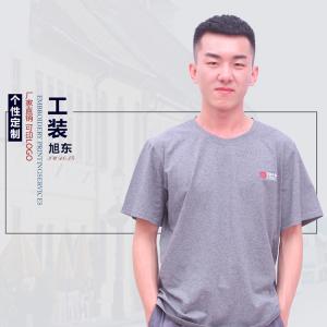 低价销售透气型好麻灰夏季圆领单件工作服上衣厂家直销