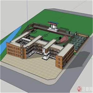 高品质环保学校模型采购价格定制设计