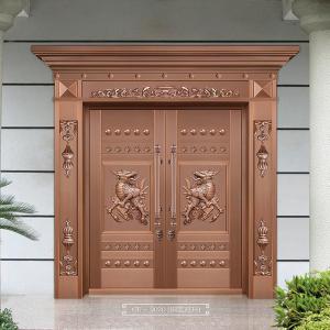 定制庭院铜门全国供应高质量铜门