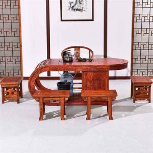 中式榆木茶桌椅价格