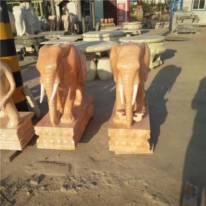 河北石雕动物 大象石雕厂家 现货供应石雕动物